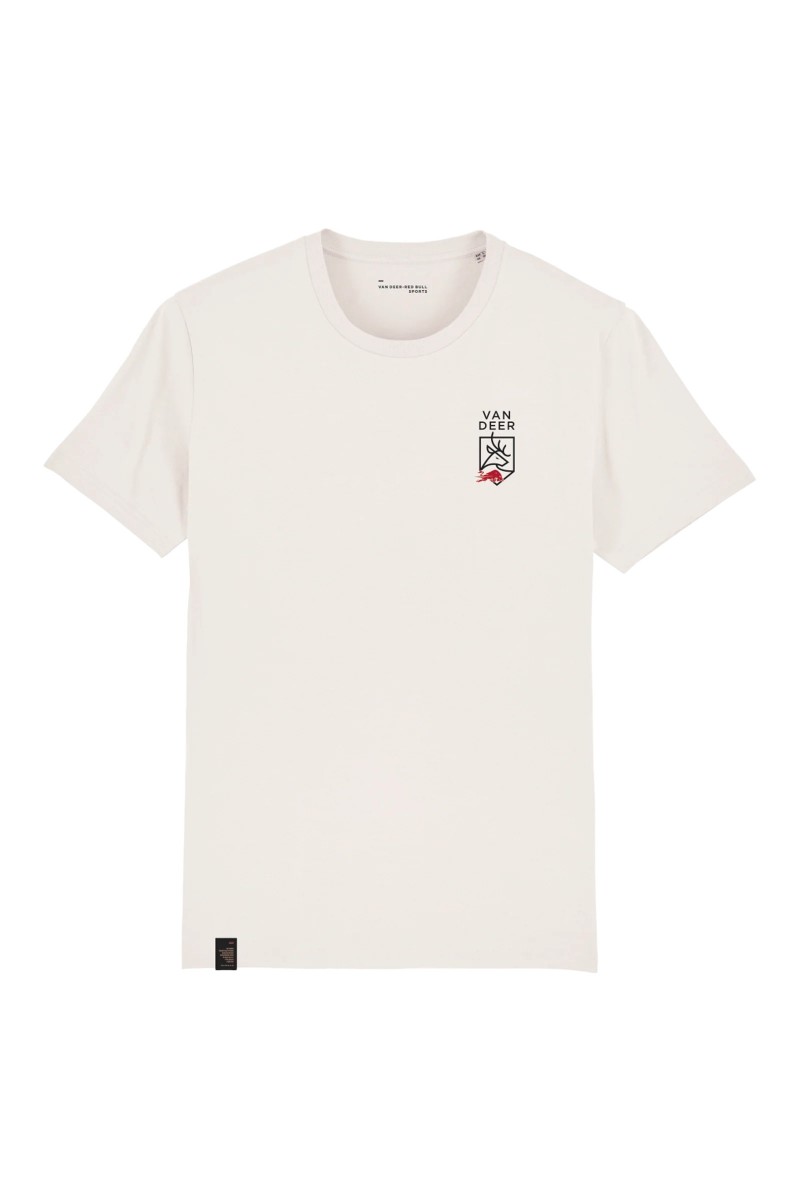 T-shirt VAN DEER LOGO SHIRT V23BE001 Size L Color SAND - Livio Sport