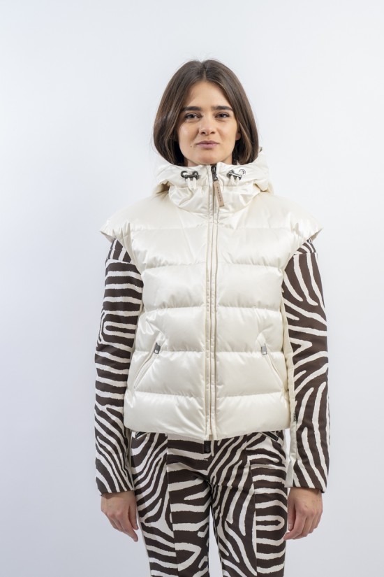 Vest BOGNER vreni d l down vest 3189 7452 Size 40 Color OFF WHITE ...