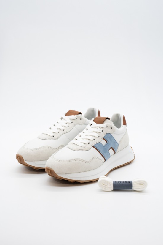 Shoe HOGAN H641 lace-up h patch HXW6410EH41T63 0SUV Size 37,5 Color ...