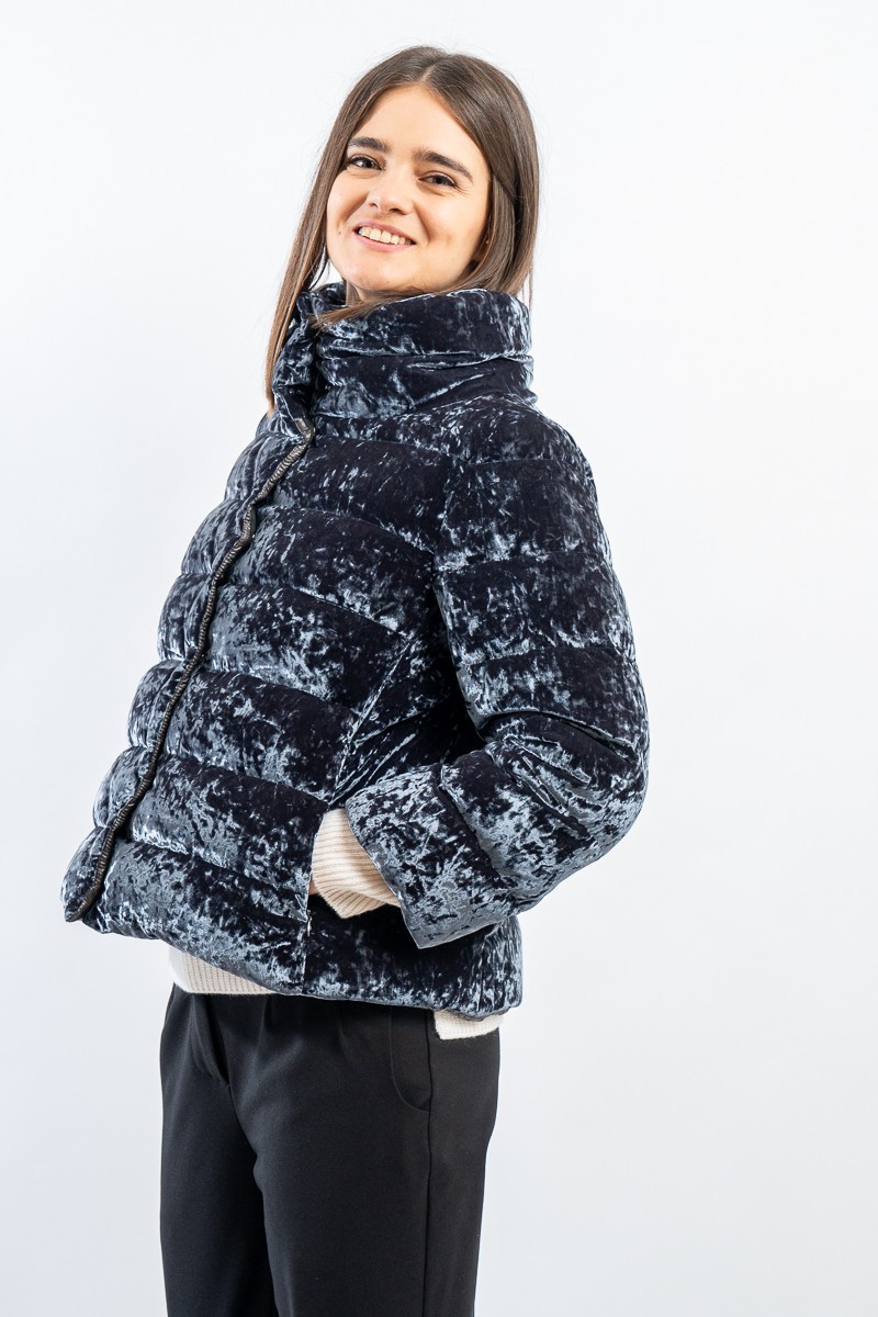 Velvet Hood HERNO Marble Effect Hood PI001961D 12639S Size 40 Color ...