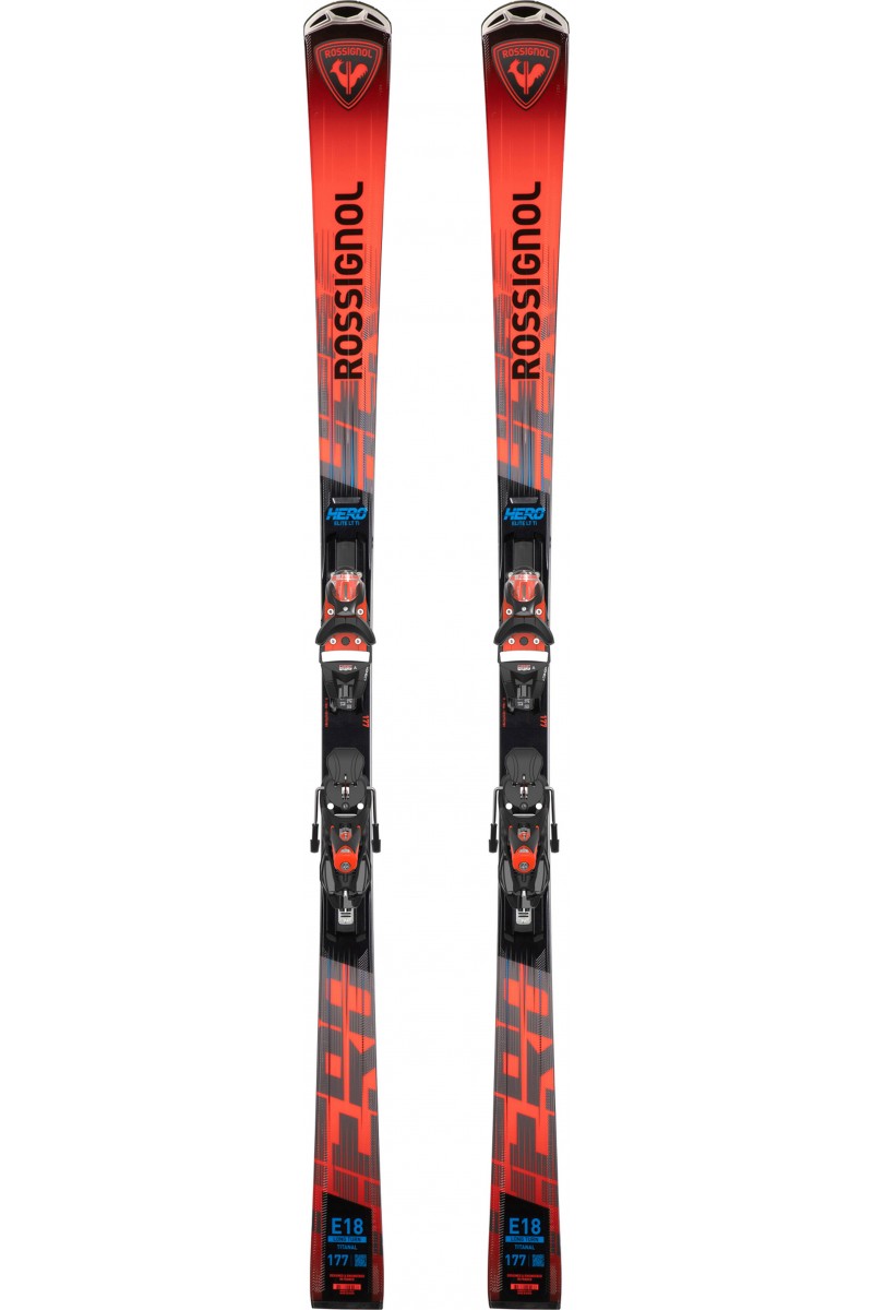 Skis ROSSIGNOL SKI HERO ELITE LT TI KONECT BINDINGS NX12K RRNPL01 Size ...